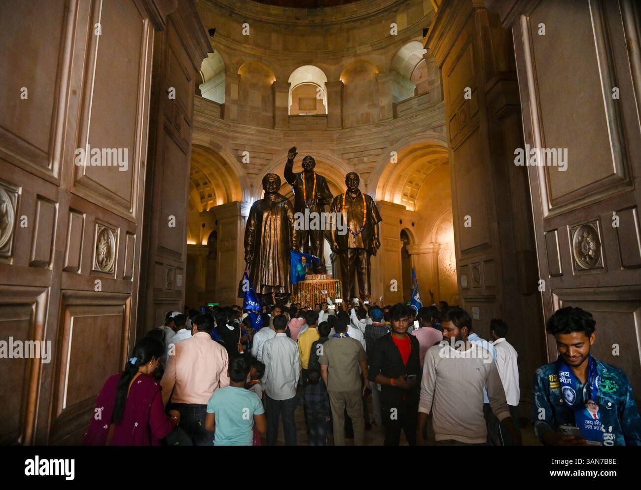 India. 14th Apr, 2025. NOIDA, INDIA - APRIL 14: People seen on the ...