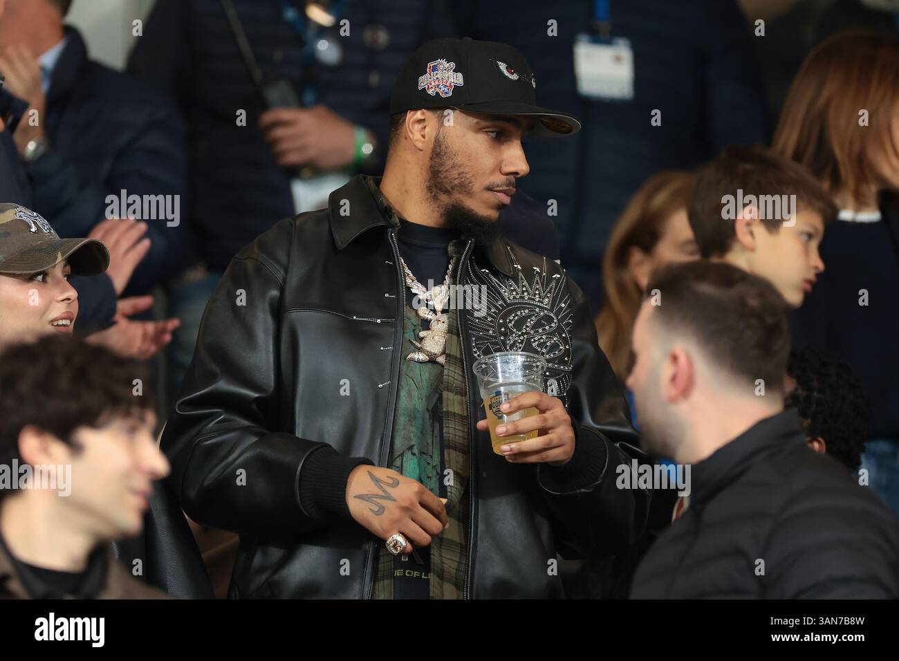 Como, Italy. 13th Apr, 2025. English Rapper and Record Producer AJ ...