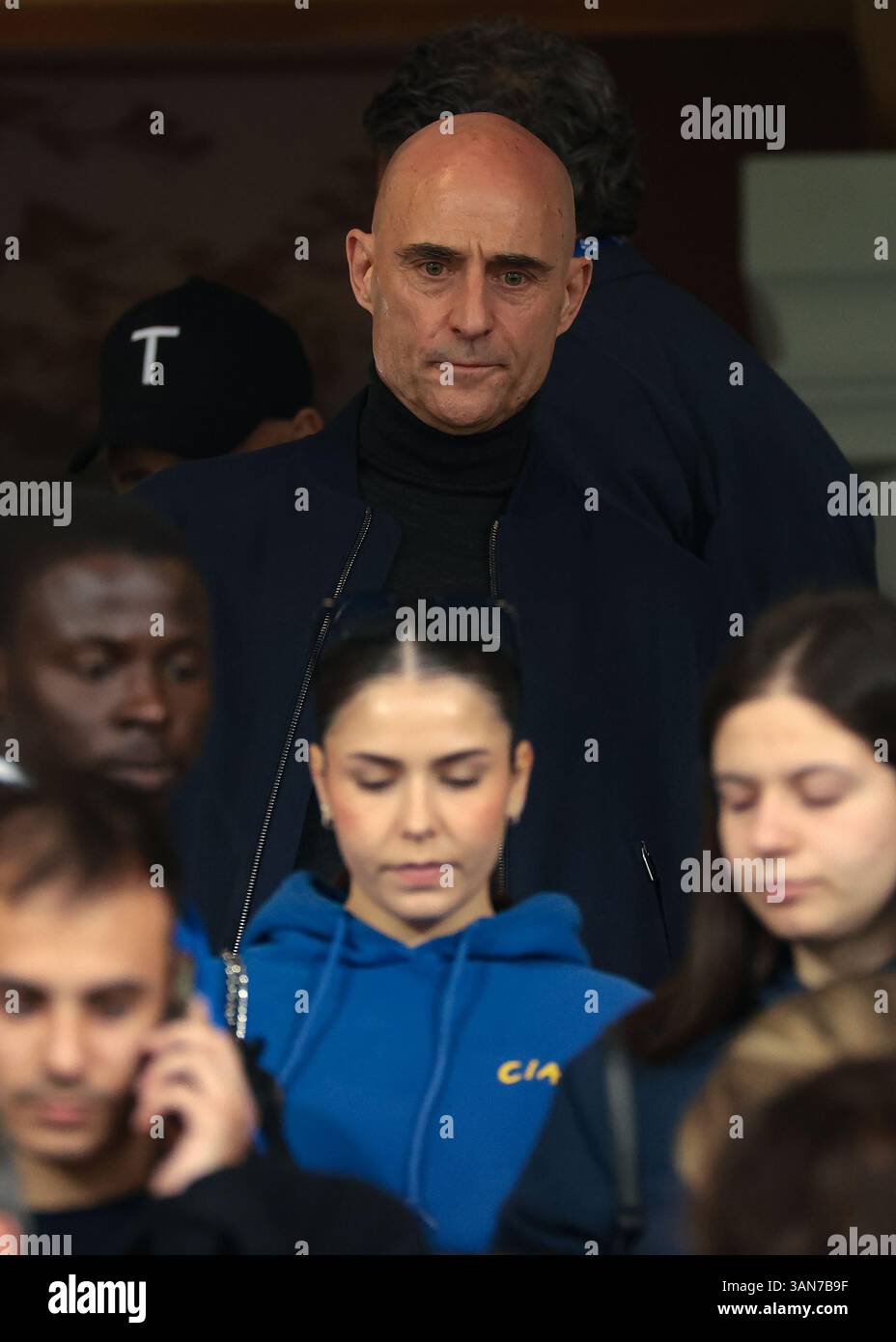 Como, Italy, 13th April 2025. British actor Mark Strong arrives in the ...