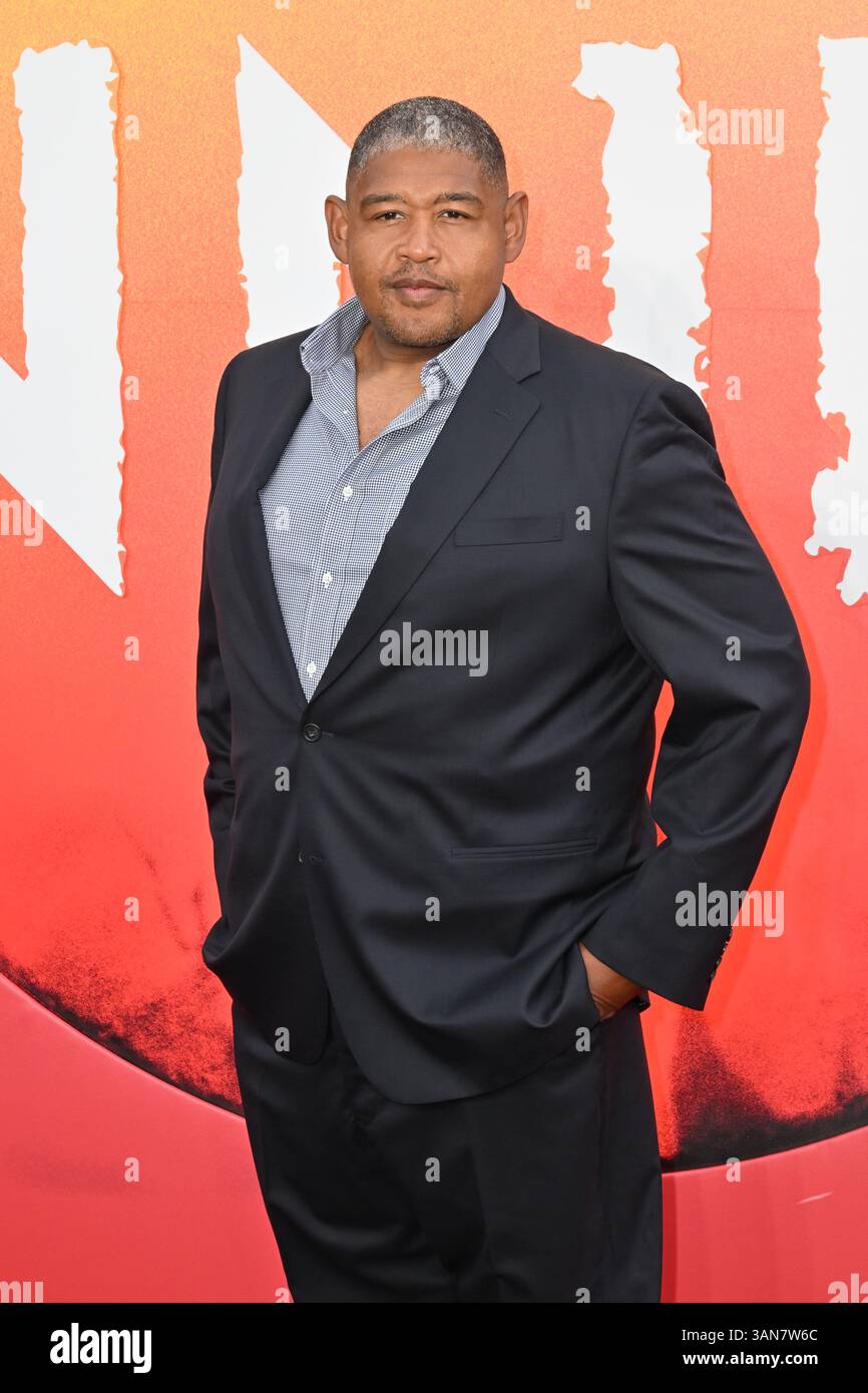 London, UK. 14th Apr, 2025. Omar Benson Miller at the European Premiere ...