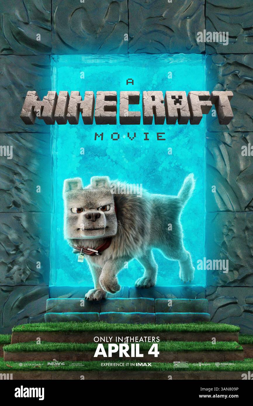A MINECRAFT MOVIE, (aka MINECRAFT: THE MOVIE), US character poster ...