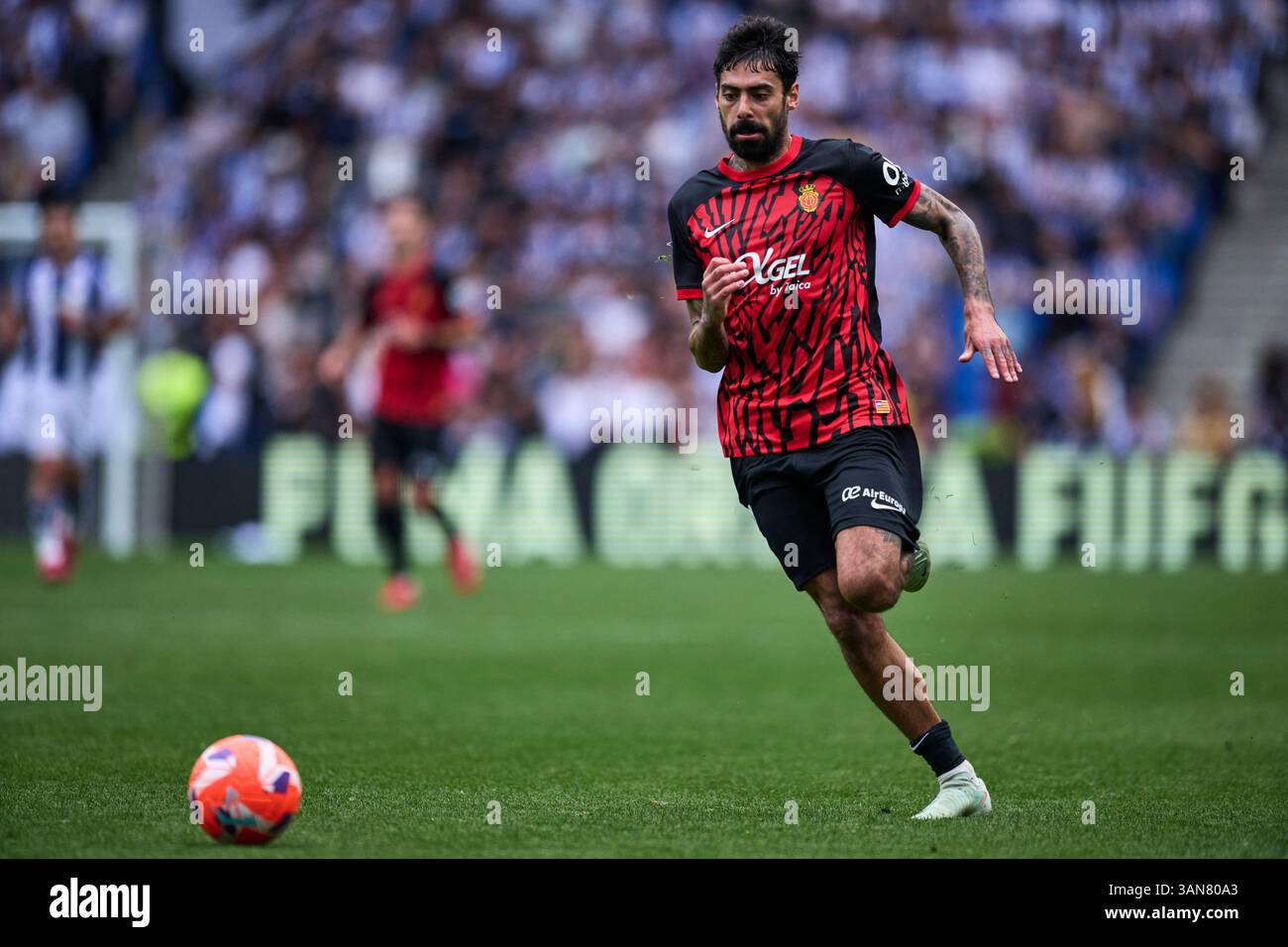 Samu Costa of RCD Mallorca with the ball during the LaLiga EA Sports ...
