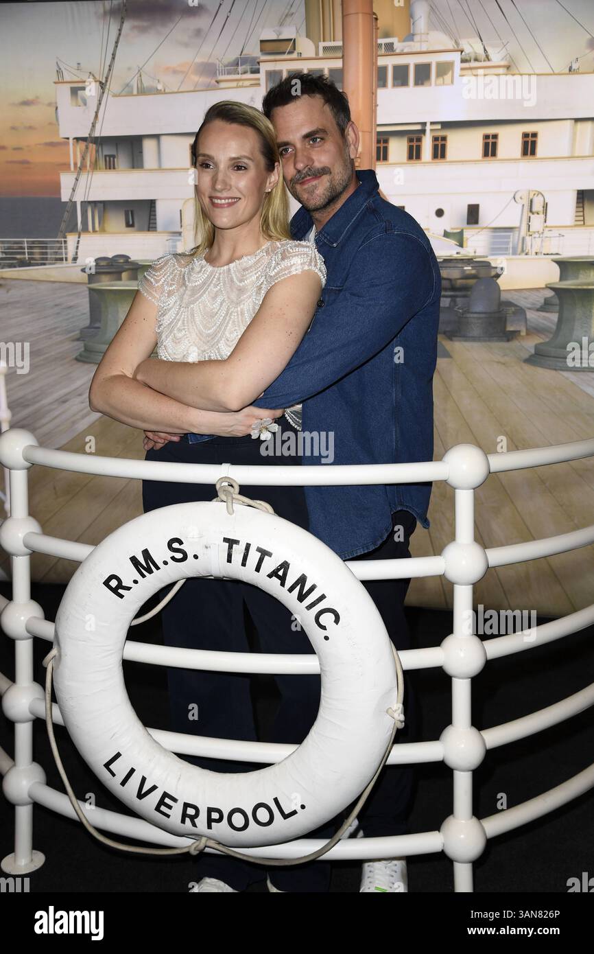 Anna Hofbauer und Marc Barthel beim Opening Event zur TITANIC ...