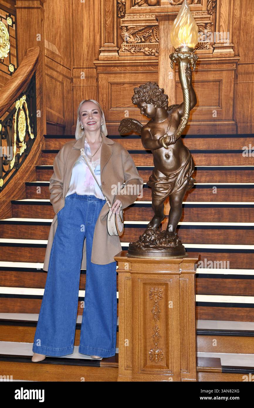 Janin Ullmann beim Opening Event zur TITANIC Ausstellung in Hamburg am ...