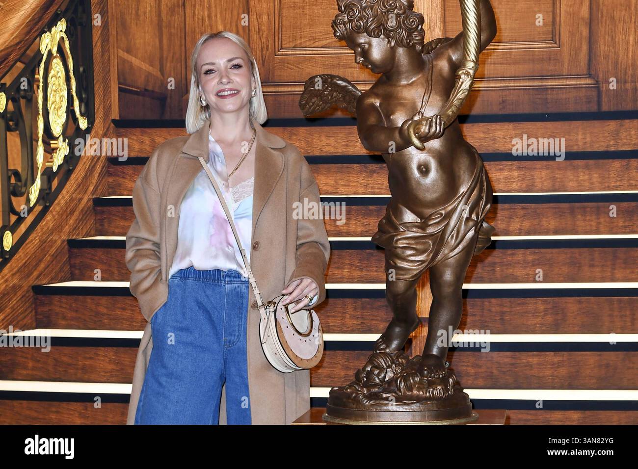 Janin Ullmann beim Opening Event zur TITANIC Ausstellung in Hamburg am ...