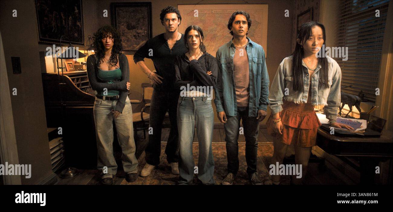 UNTIL DAWN, from left: Odessa A'zion, Belmont Cameli, Ella Rubin ...