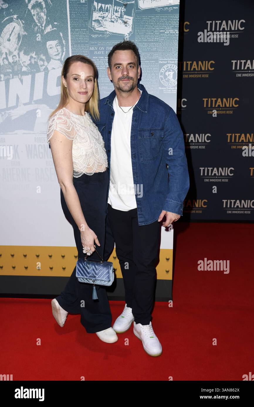 Anna Hofbauer und Marc Barthel beim Opening Event zur TITANIC ...