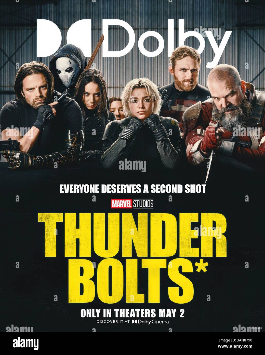THUNDERBOLTS*, (aka THUNDERBOLTS), Dolby Cinema poster, from left ...