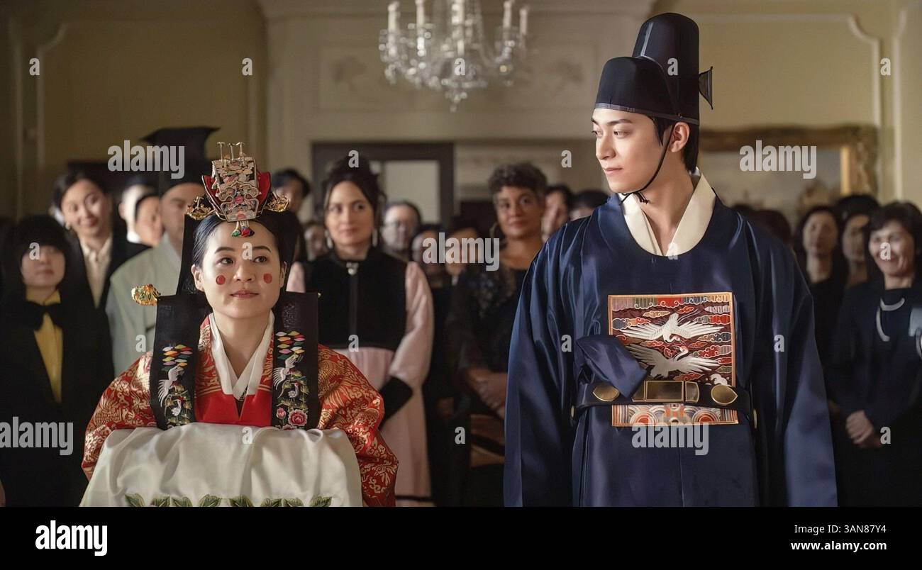 THE WEDDING BANQUET, from left: Kelly Marie Tran, HAN Gi-Chan, 2025. © Bleecker Street Media ...