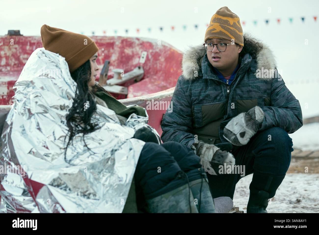 NORTH OF NORTH, from left: Anna Lambe, Bailey Poching, 'Top of the World', (Season 1, ep. 101 ...