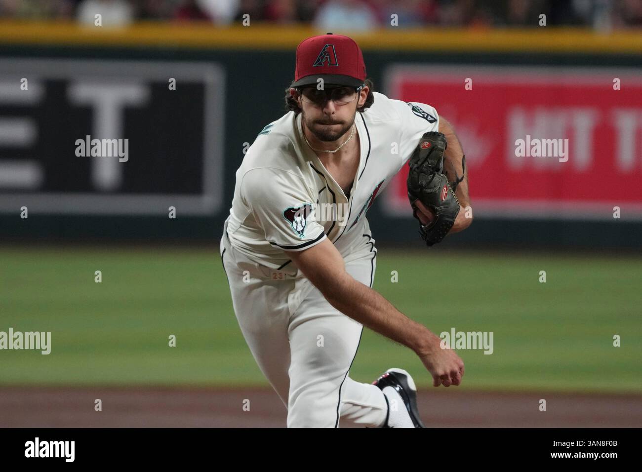 Arizona Diamondbacks pitcher Zac Gallen (23) in the first inning during ...