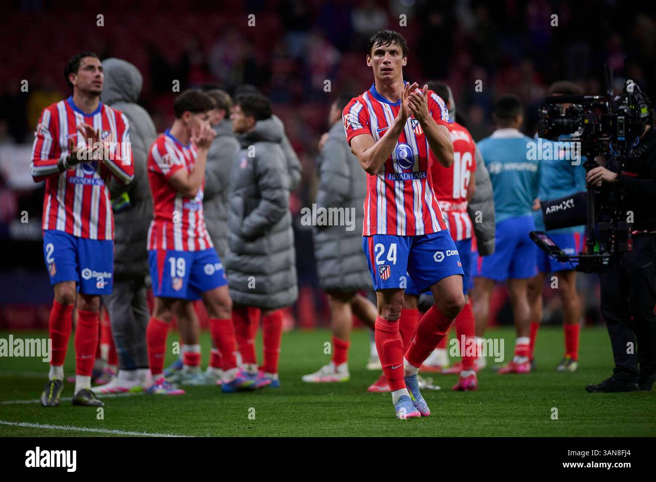 Spanish La Liga EA Sports soccer match Atletico de Madrid vs Valladolid at Riyadh Air ...
