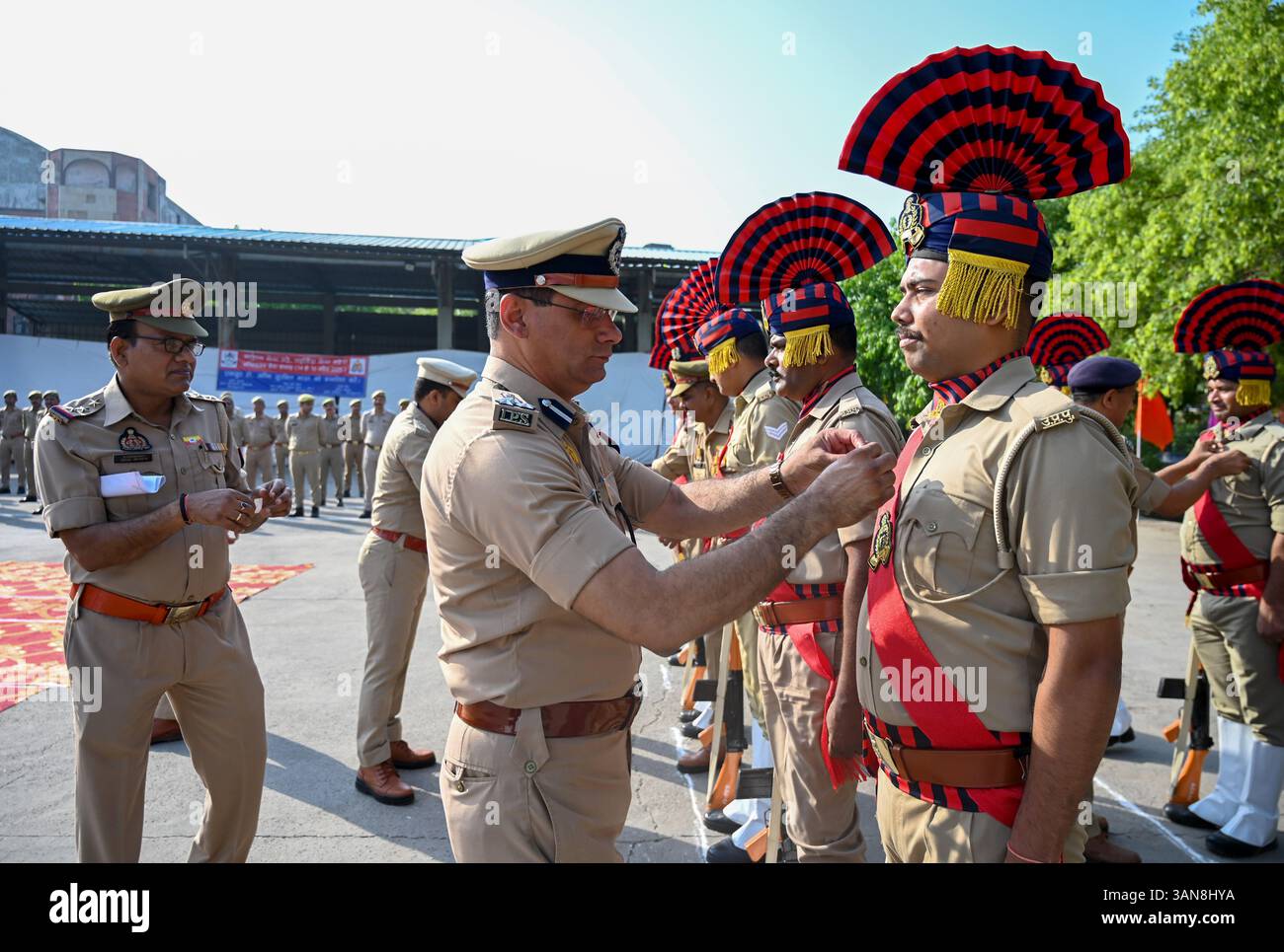 NOIDA, INDIA - APRIL 14: Gautam Budh Nagar Fire Department observes ...