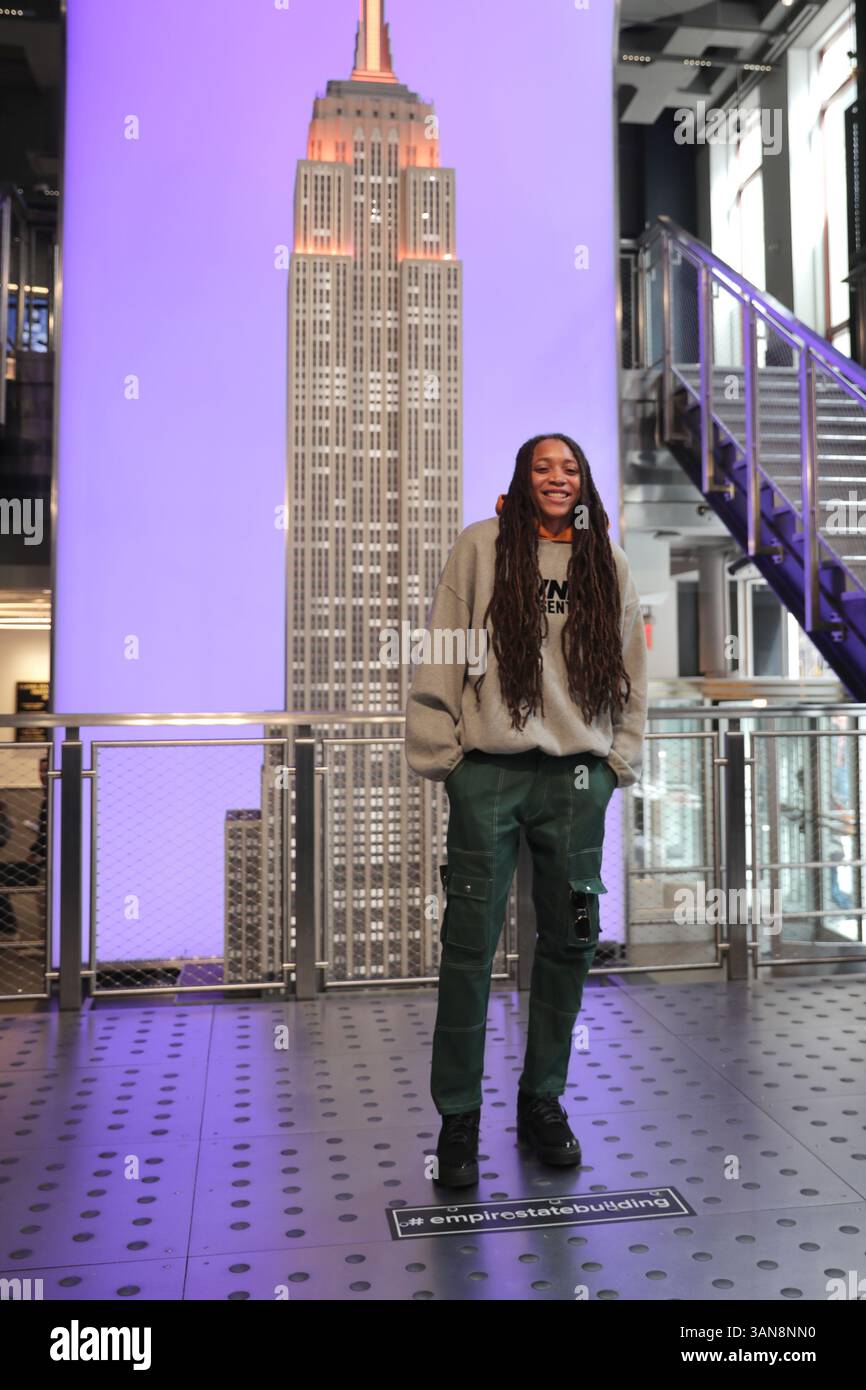 April 14, 2025, Ny, USA: NEW YORK, NY - APRIL 14 2025: WNBA ...