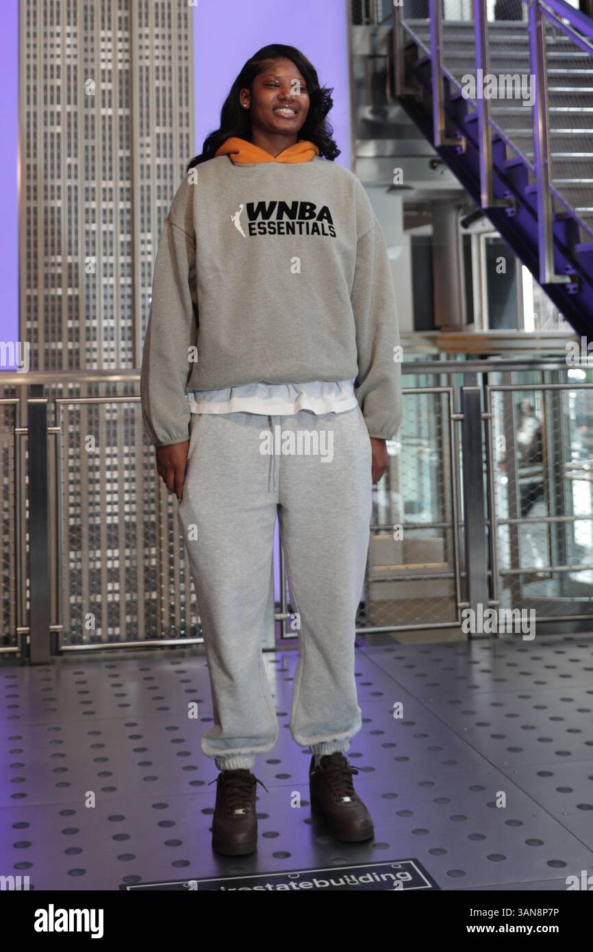 April 14, 2025, Ny, USA: NEW YORK, NY - APRIL 14 2025: WNBA ...