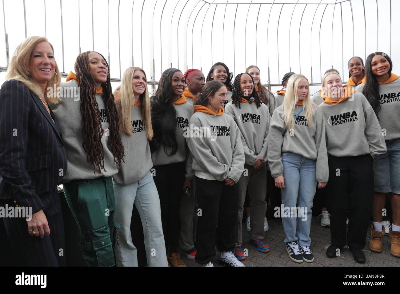 April 14, 2025, Ny, USA: NEW YORK, NY - APRIL 14 2025: WNBA ...