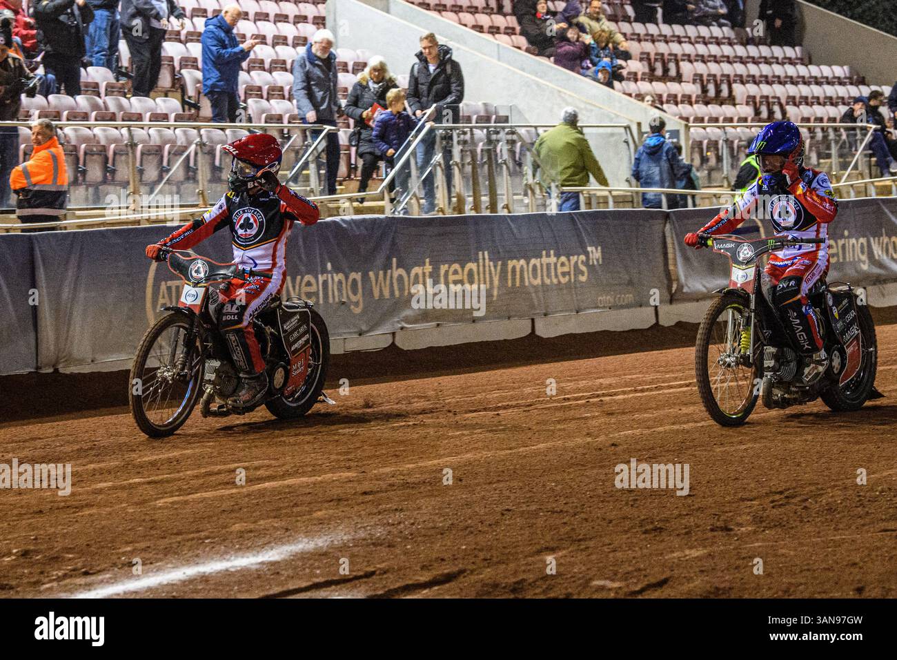 National Speedway Stadium, Manchester on Monday 14th April 2025. Belle ...