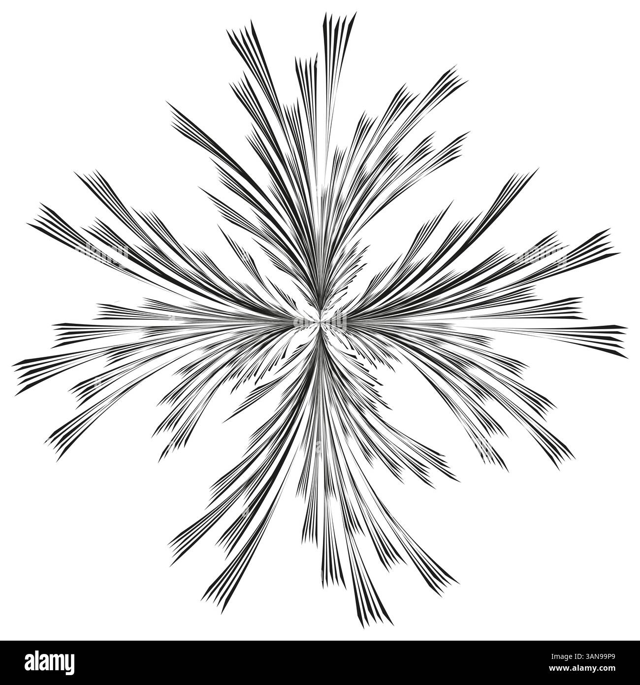Wave pattern design. Flowing line texture. Black white palette. Vector ...
