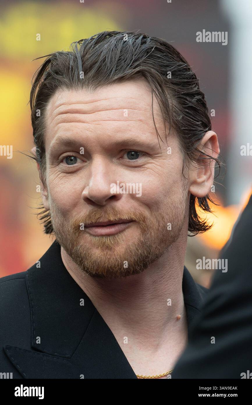 London, UK. 14 Apr, 2025. Pictured: Jack O'Connell attends The European Premiere of 'Sinners' at ...
