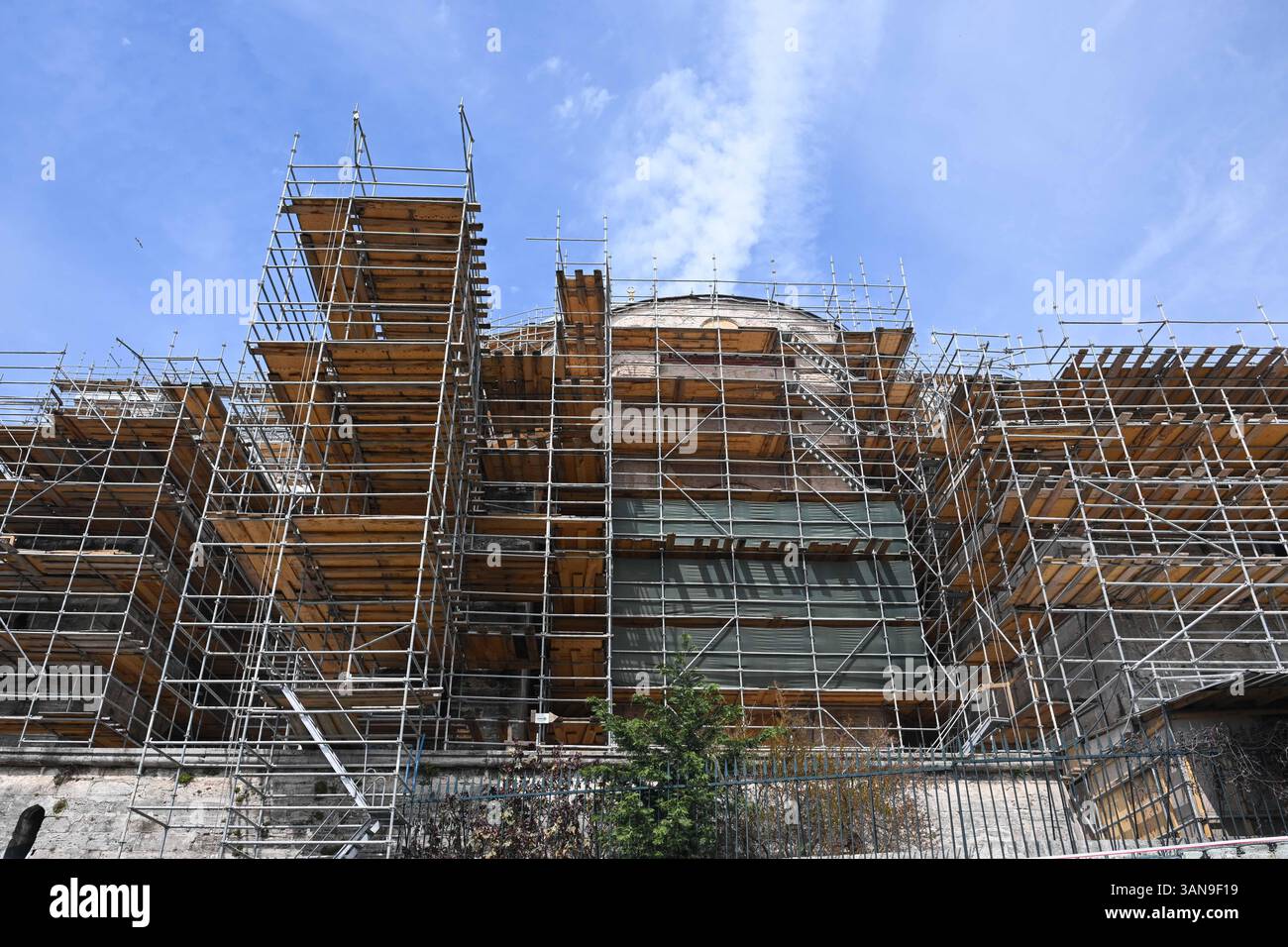 Istanbul. 14th Apr, 2025. Photo taken on April 14, 2025 shows Hagia ...