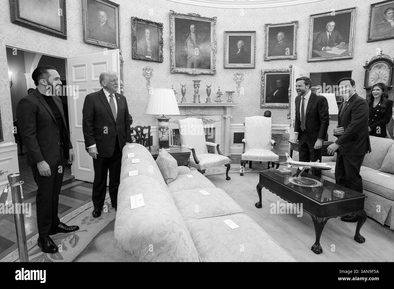 President bukele Black and White Stock Photos & Images - Alamy