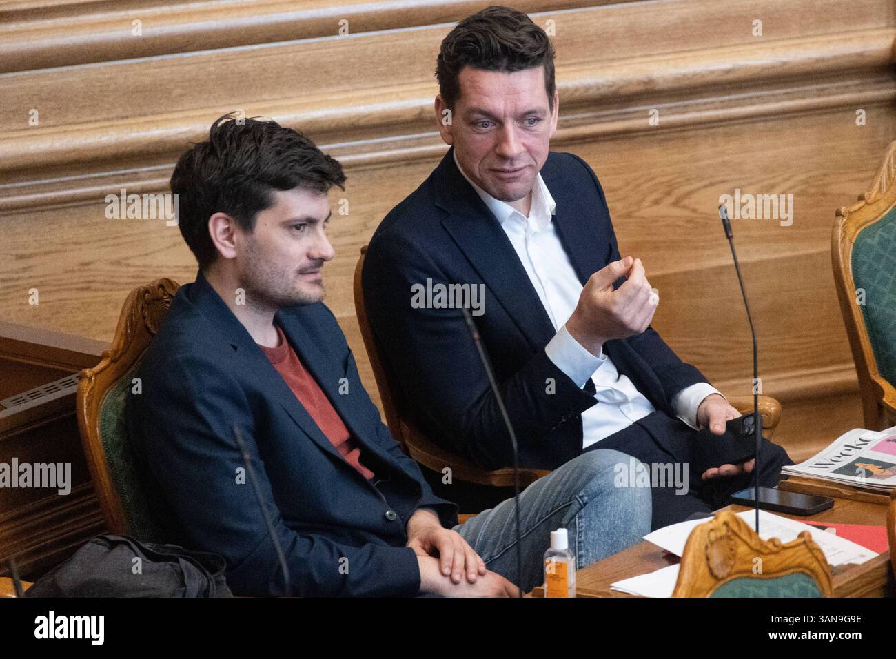 Frederik Vad L of the Social Democratic Party and Minister for ...
