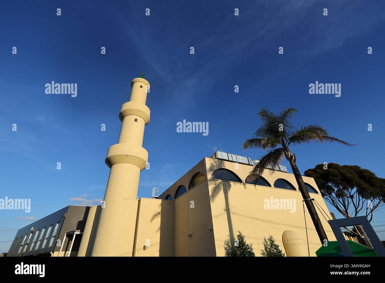 A general view of the Preston Mosque in Melbourne, Monday, April 14 ...