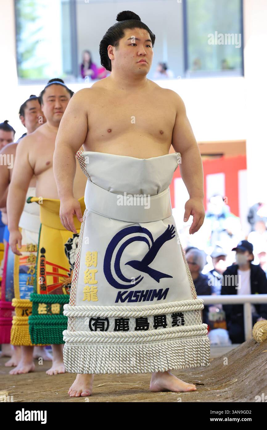 Tokyo Japan. 14th Apr, 2025. Asakoryu, APRIL 14, 2025 - Sumo : Annual ...
