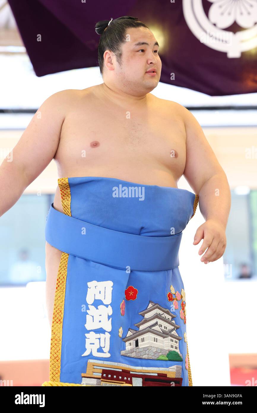 Tokyo Japan. 14th Apr, 2025. Onokatsu, APRIL 14, 2025 - Sumo : Annual ...