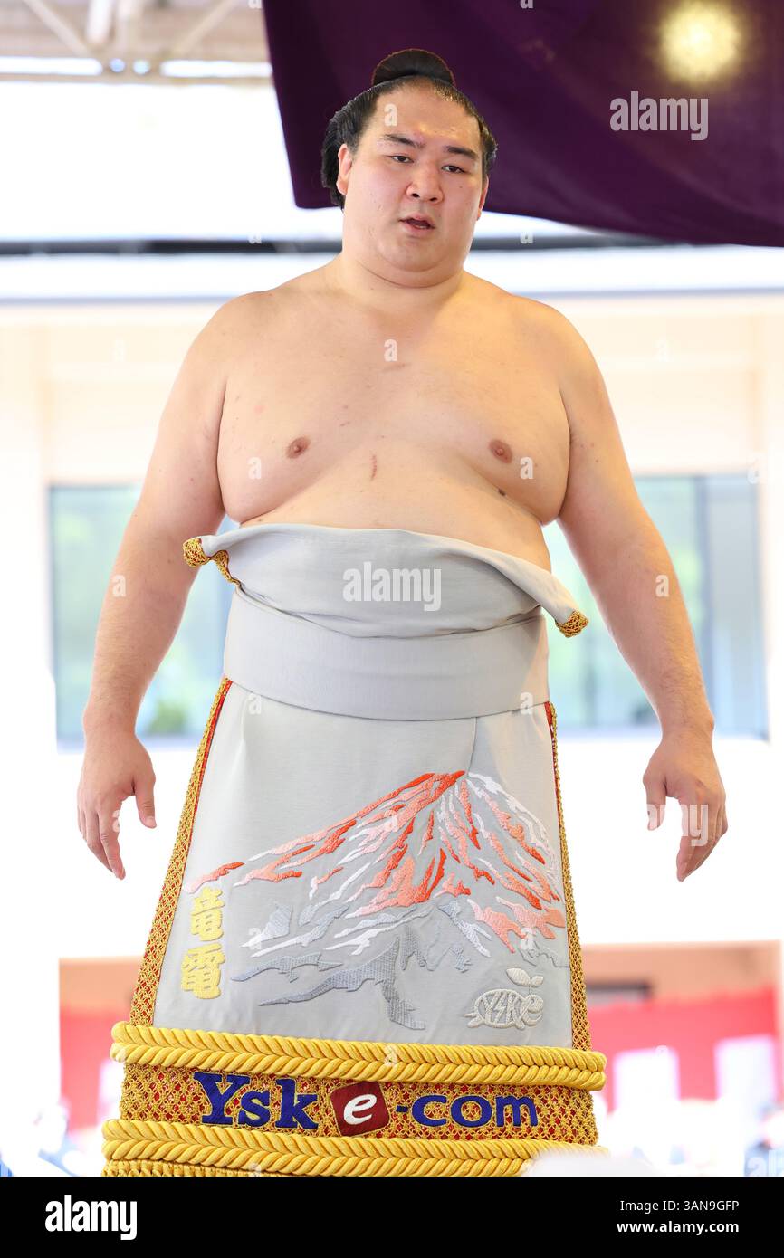 Tokyo Japan. 14th Apr, 2025. Ryuden, APRIL 14, 2025 - Sumo : Annual ...