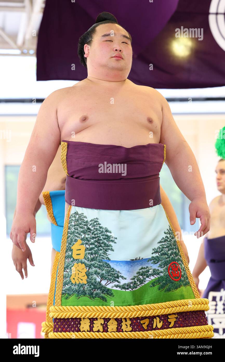 Tokyo Japan. 14th Apr, 2025. Shirokuma, APRIL 14, 2025 - Sumo : Annual ...