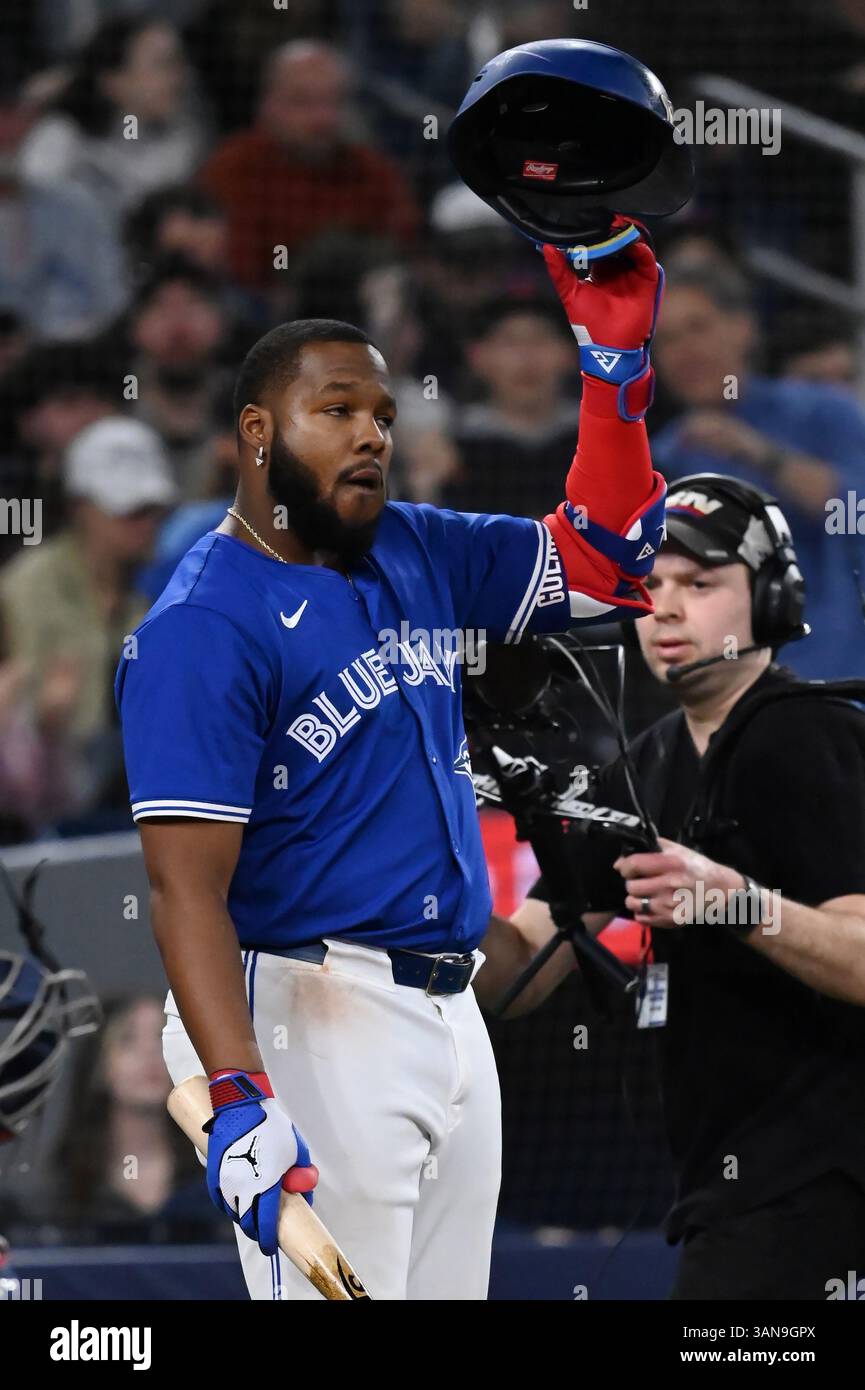 Toronto, Canada. 14th Apr, 2025. Toronto Blue Jays first baseman ...