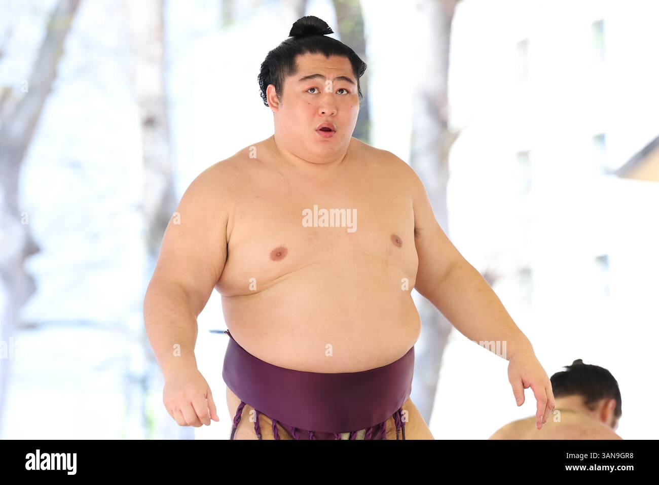 Endo, APRIL 14, 2025 - Sumo : Annual sumo tournament dedicated to the ...