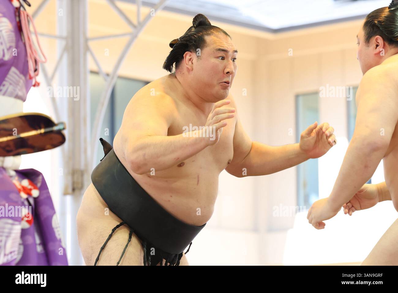 Tokyo Japan. 14th Apr, 2025. Sadanoumi, APRIL 14, 2025 - Sumo : Annual ...
