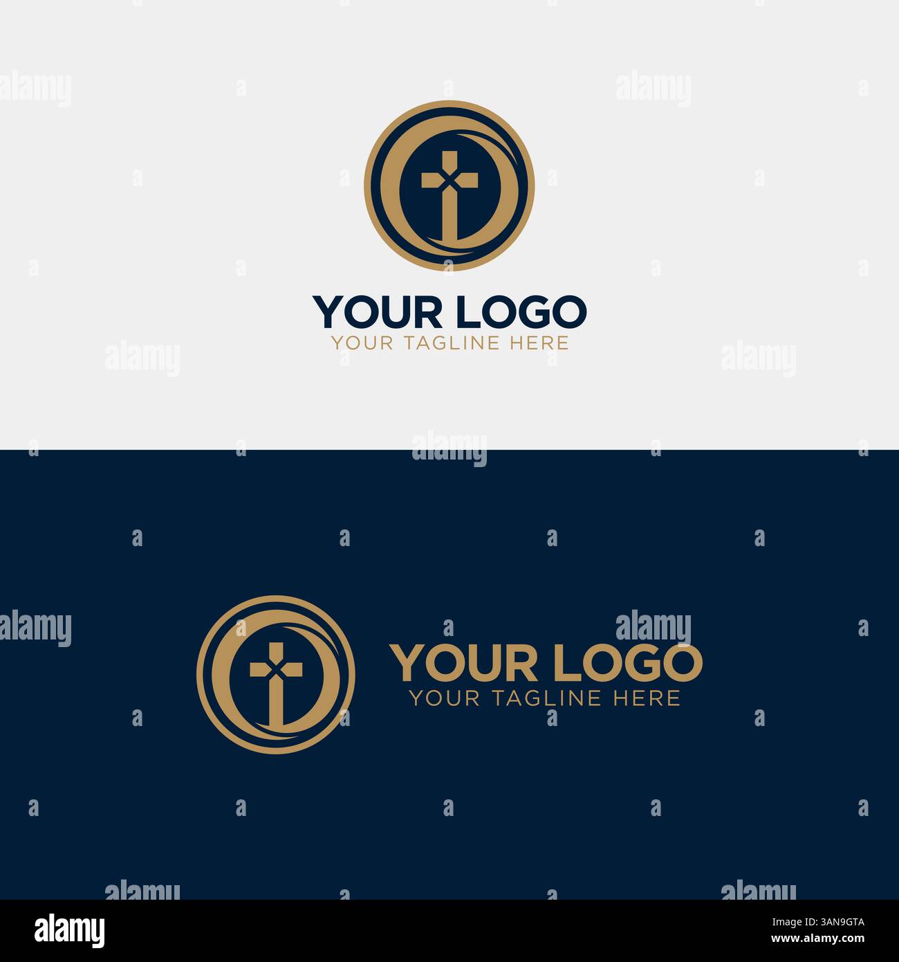 Church logo sign modern vector graphic abstract design. Suitable for a ...