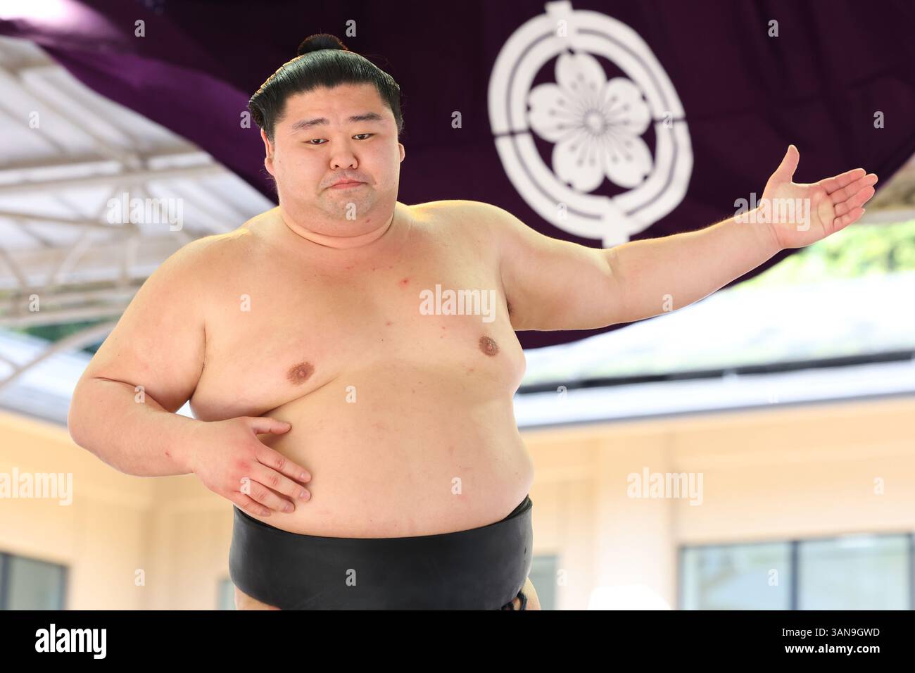 Tokyo Japan. 14th Apr, 2025. Shodai, APRIL 14, 2025 - Sumo : Annual ...