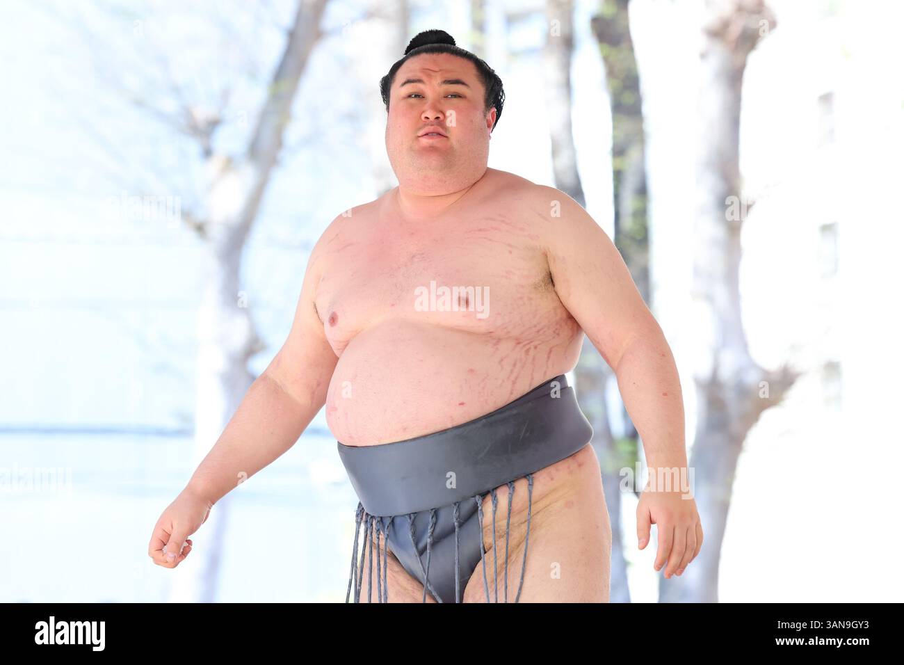 Tokyo Japan. 14th Apr, 2025. Kinbozan, APRIL 14, 2025 - Sumo : Annual ...