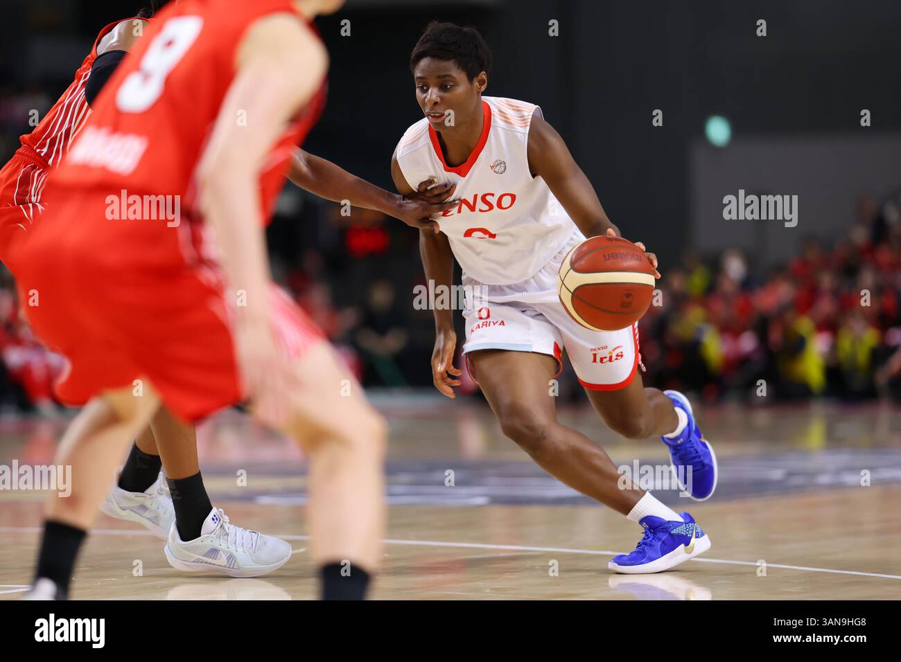 Evelyn Mawuli (Iris), APRIL 14, 2025 - Basketball : WJBL 2024-2025 W League Play-off Final match ...