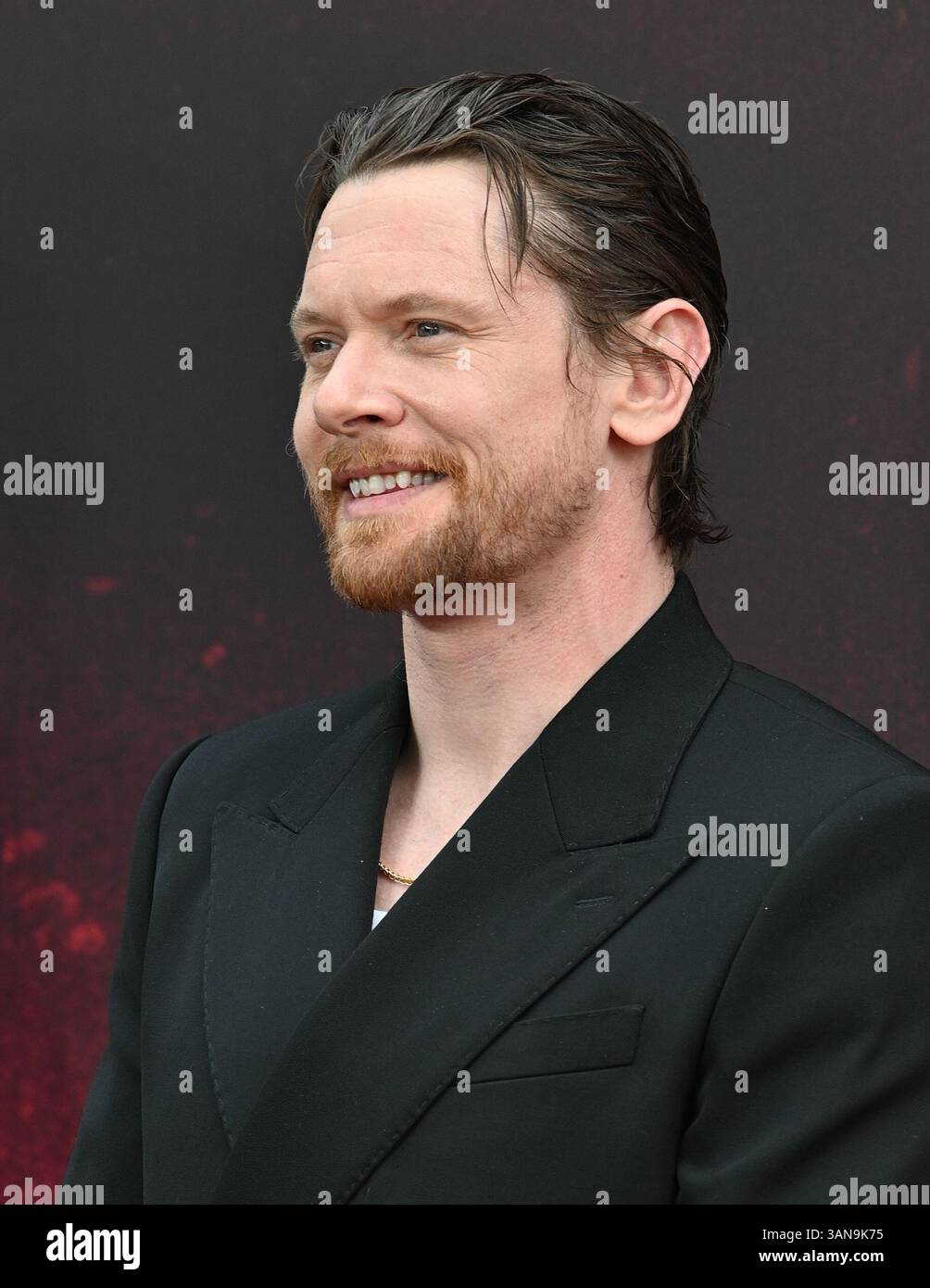 LONDON, ENGLAND - APRIL 14 2025: Jack O'Connell attends Sinners ...