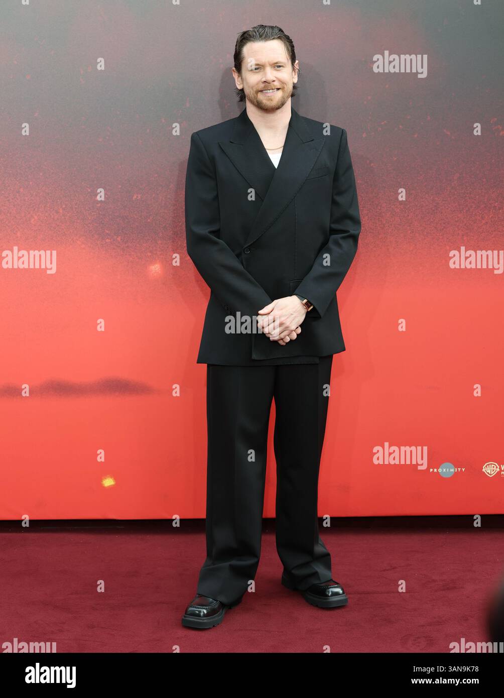 LONDON, ENGLAND - APRIL 14 2025: Jack O'Connell attends Sinners ...
