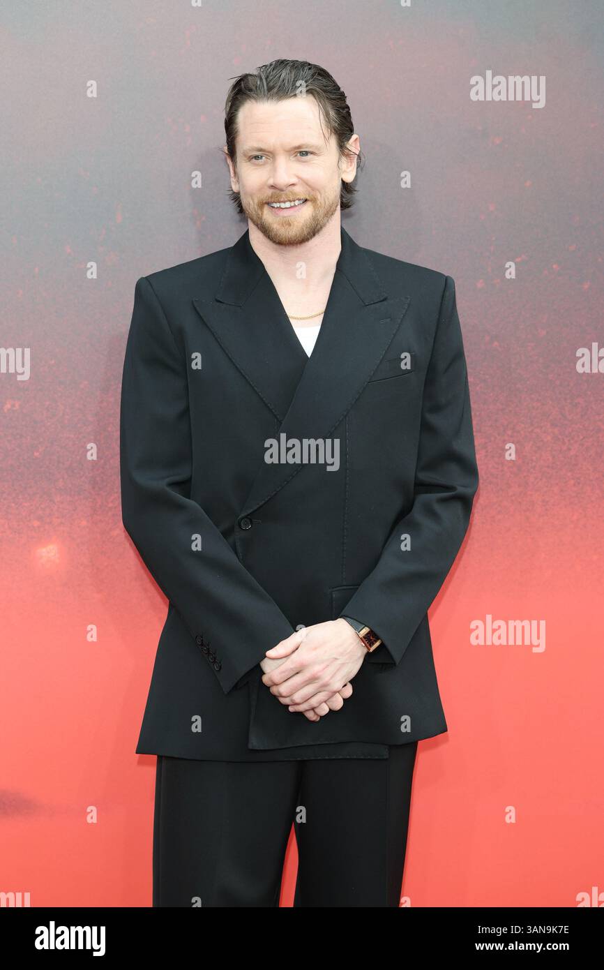 LONDON, ENGLAND - APRIL 14 2025: Jack O'Connell attends Sinners ...