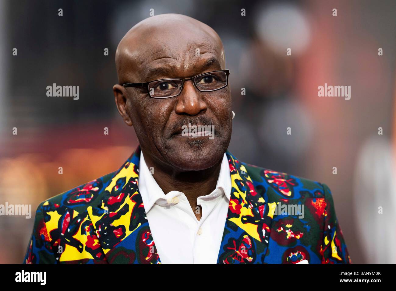 Delroy Lindo poses for photographers upon arrival at the premiere of ...