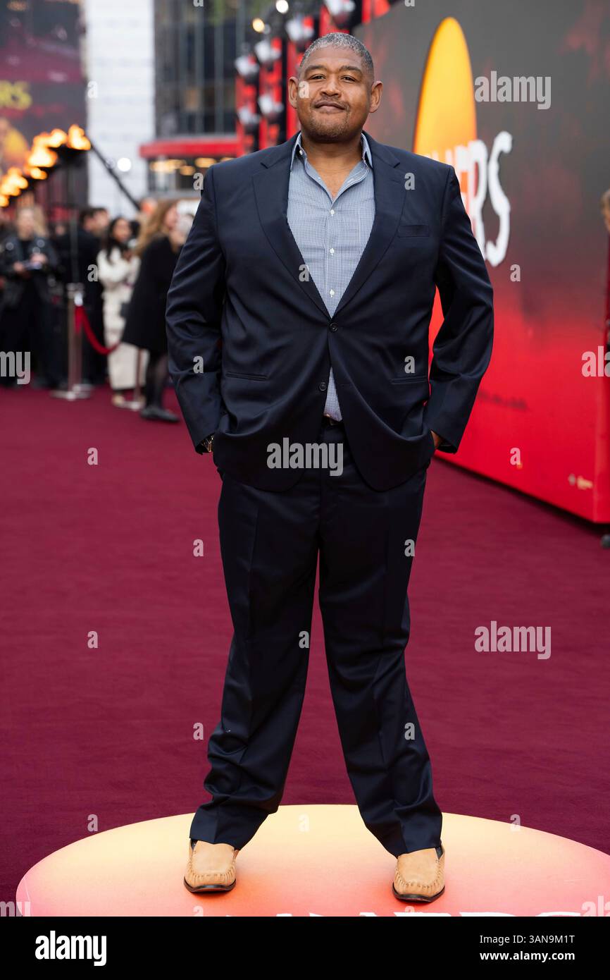 Omar Benson Miller poses for photographers upon arrival at the premiere ...