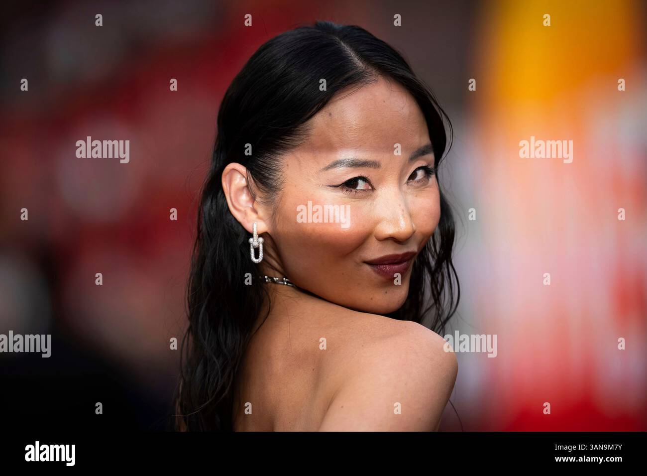 Li Jun Li poses for photographers upon arrival at the premiere of the ...