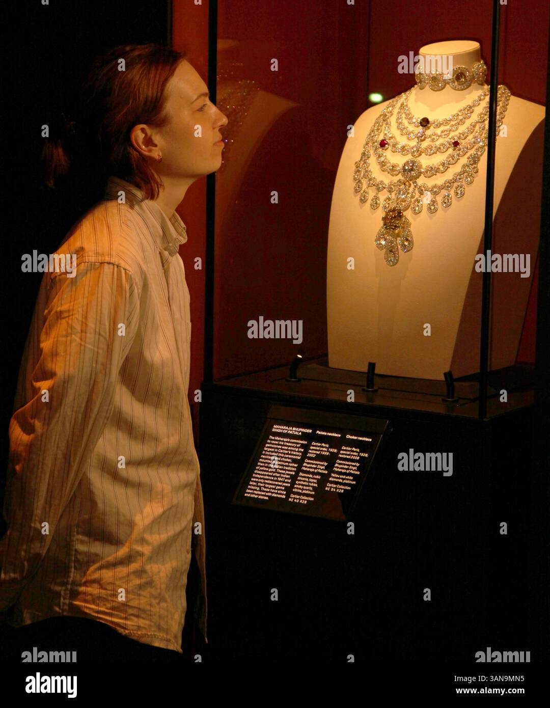 London, UK. One of the items at the Cartier exhibition at the Victoria ...