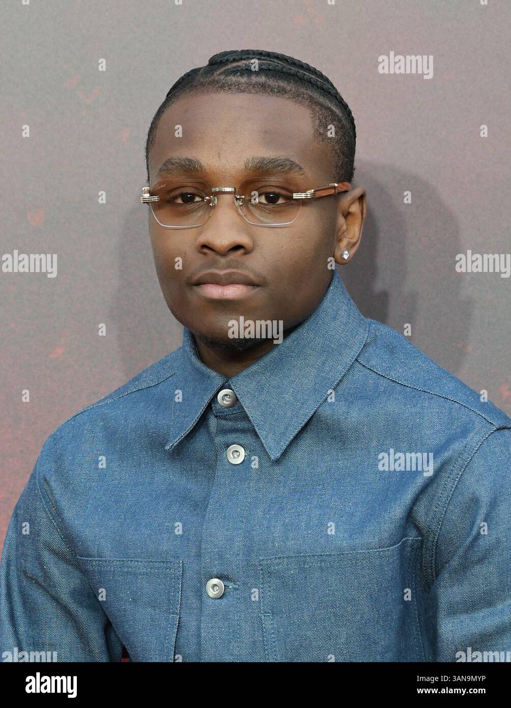 LONDON, ENGLAND - APRIL 14 2025: Miles Caton attends Sinners European ...