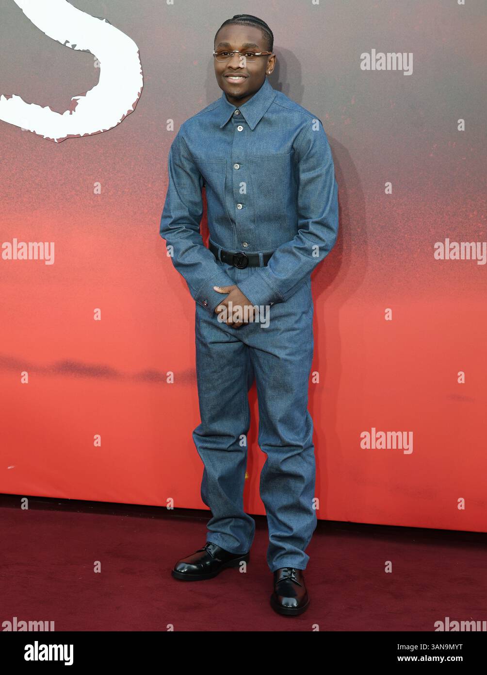 LONDON, ENGLAND - APRIL 14 2025: Miles Caton attends Sinners European ...