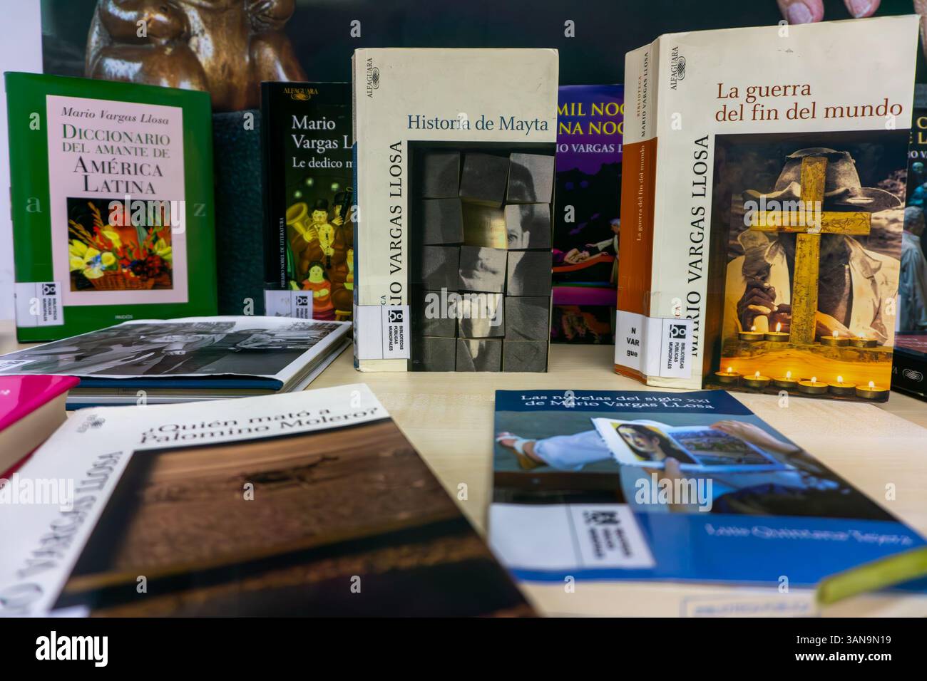 Several books by the Peruvian-born Spanish writer Mario Vargas Llosa ...