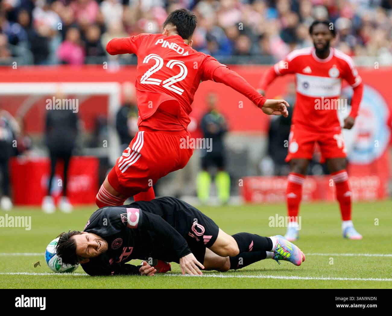 Chicago, USA, 13 April 2025. Major League Soccer (MLS) Inter Miami CF's ...
