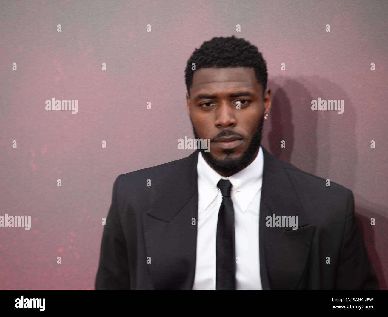 London, United Kingdom. 14th April 2025. Tega Alexander on the red ...